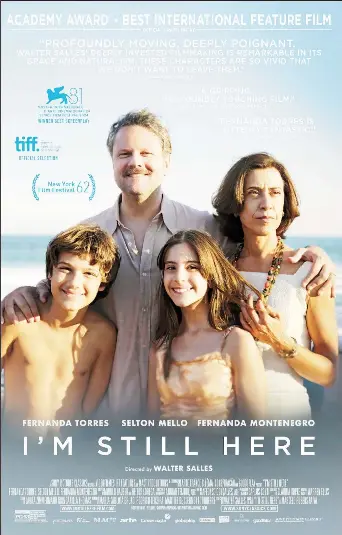 How Brazil propelled drama ‘I'm Still Here’ to be this year's Oscars dark horse - PressReader