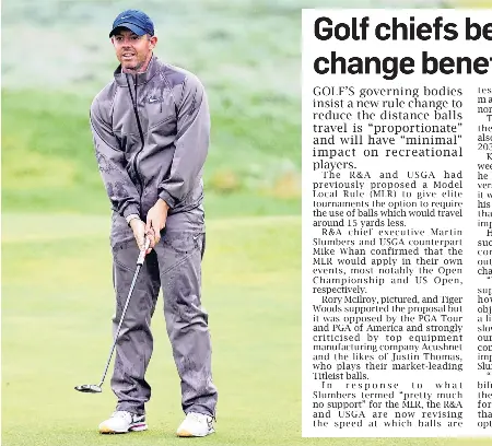 Golf chiefs believe rule change benefits game - PressReader
