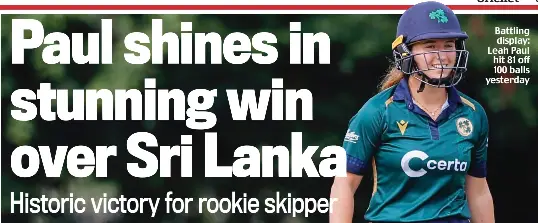 Paul shines in stunning win over Sri Lanka - PressReader