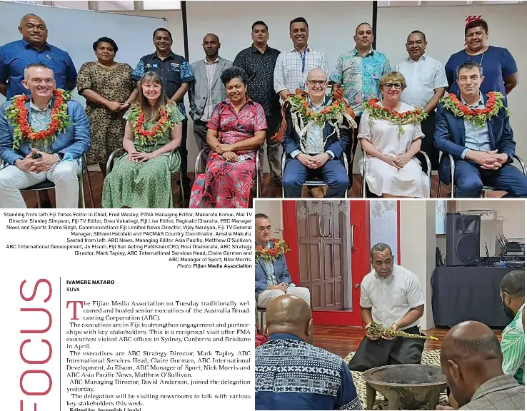 ABC EXECS ACCORDED TRADITIONA­L WELCOME - PressReader