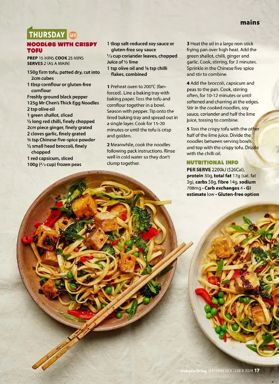 Noodles with crispy tofu - PressReader