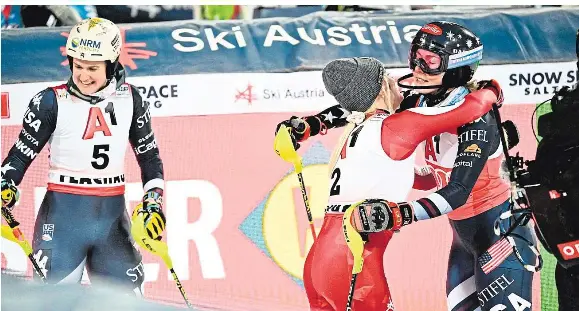 Fest in Flachau: Rekordprei­sgeld für Star Shiffrin, Podest für Truppe ...