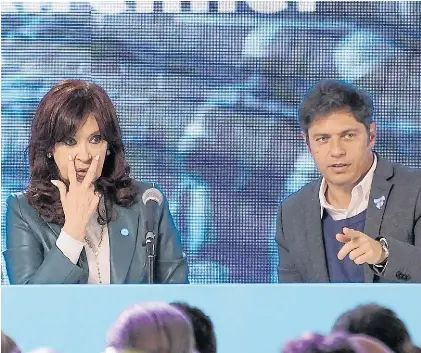 Cristina, en medio de la disputa de los intendente­s del GBA - PressReader