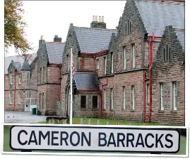 Philip’s brave Highlander­s are forced from barracks to make way for ...