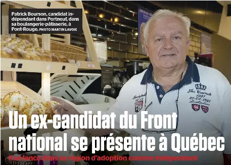 Un ex-candidat du Front national se présente à Québec - PressReader
