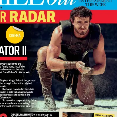 5 THINGS ABOUT GLADIATOR II - PressReader