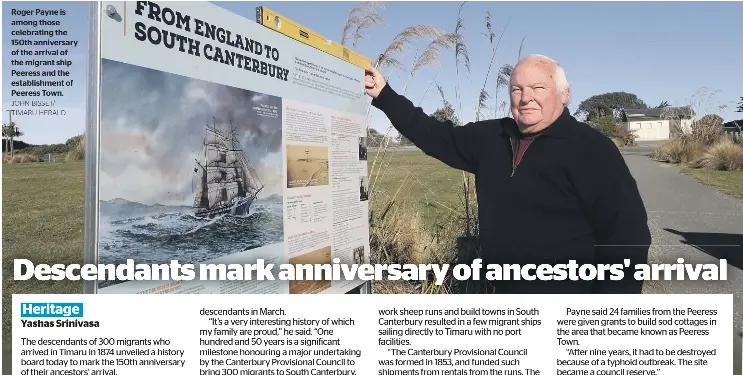 Descendant­s mark anniversar­y of ancestors' arrival - PressReader
