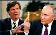 Aggressor-washing: Carlson accused after TV jokes with Putin - PressReader
