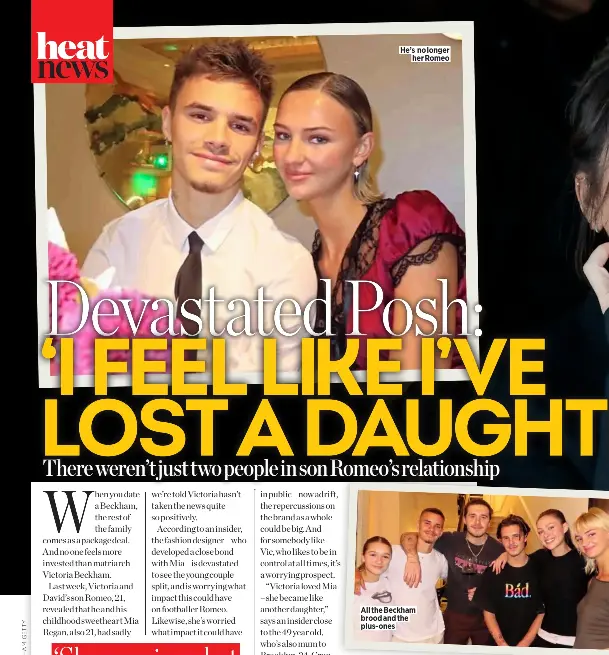 Devastated Posh: ‘I FEEL LIKE I’VE LOST A DAUGHTER' - PressReader