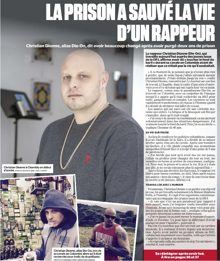 LA PRISON A SAUVÉ LA VIE D’UN RAPPEUR - PressReader