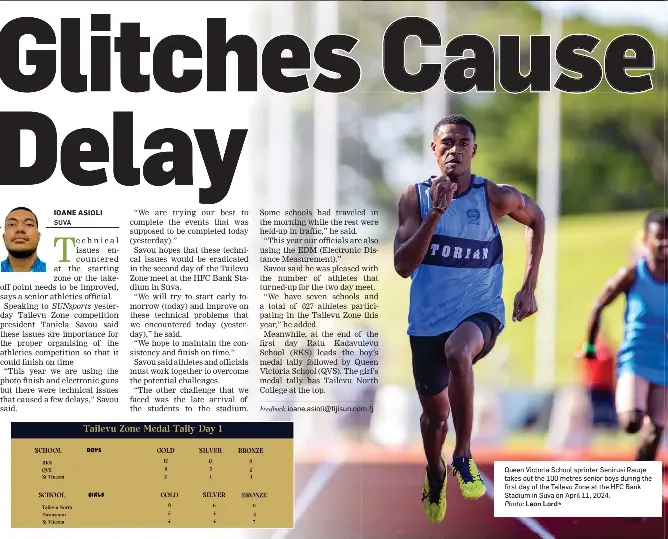 Glitches Cause Delay - PressReader