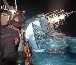 31 sailors missing after Thai warship capsizes and sinks in rough seas - PressReader