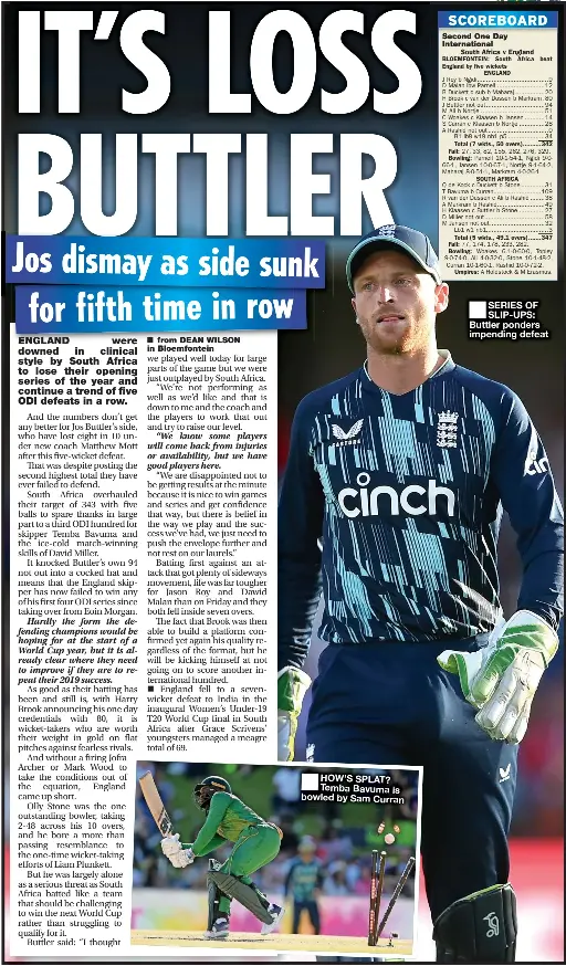 IT’S LOSS BUTTLER - PressReader