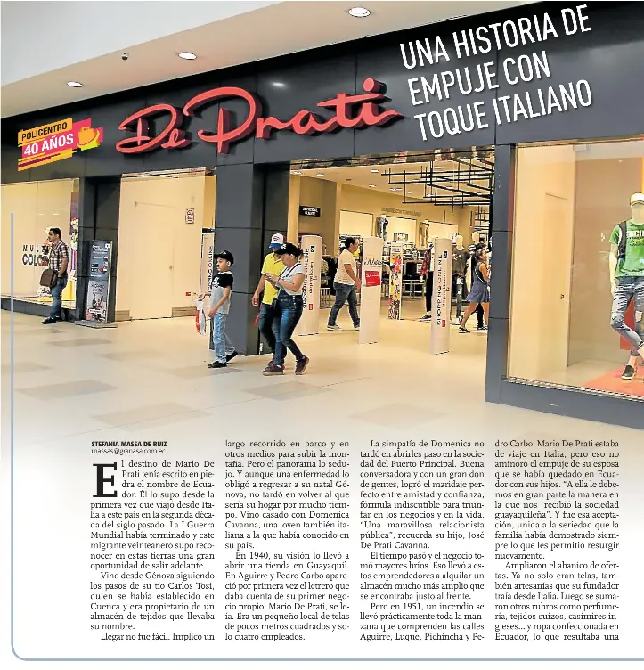 A DE HISTORI UNA CON EMPUJE ITALIANO TOQUE - PressReader