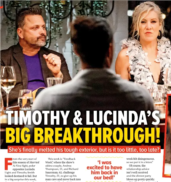 TIMOTHY & LUCINDA’S BIG BREAKTHROU­GH! - PressReader