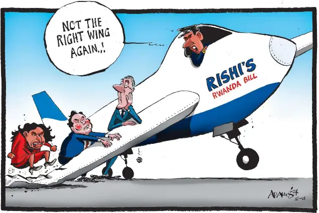 Sunak faces showdown with Right-wing rebels over Rwanda Bill - PressReader