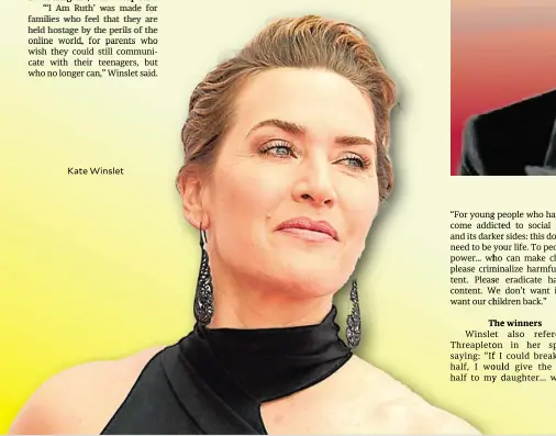 KATE WINSLET, BEN WHISHAW WIN AT BAFTA AWARDS - PressReader