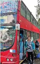 ‘Gypsy’ is living in double decker bus on New County Hall car park ...