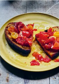 Fermented tomatoes on toast - PressReader