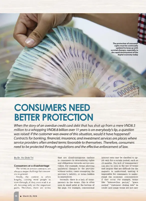 CONSUMERS NEED BETTER PROTECTION - PressReader