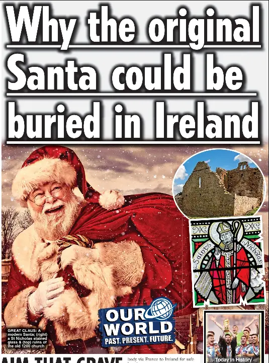 Why the original Santa could be buried in Ireland - PressReader