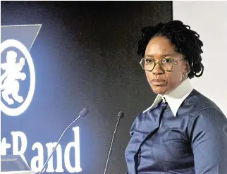 Borrowing costs for state on way down — FirstRand - PressReader