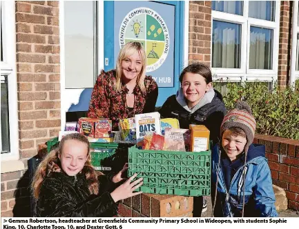 School foodbank and hub aims to bring community together - PressReader