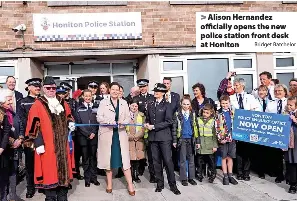 Ribbon cut as six police station front desks opened - PressReader