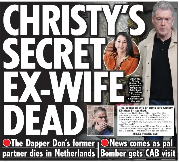 CHRISTY’S SECRET EX-WIFE DEAD - PressReader