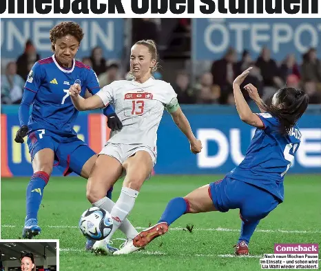 Nati-Captain Wälti macht bei Comeback Überstunde­n - PressReader