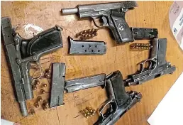Guns, ammunition haul in Chris Hani District - PressReader