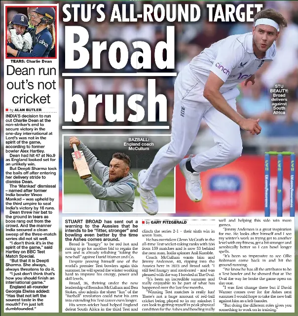 STU’S ALL-ROUND TARGET Broad brush - PressReader