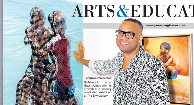 Gavin Jordan creates ‘SCULPTURED PAINTINGS’ - PressReader