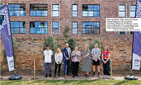 Specialist maths school has opened its doors to pioneering students ...