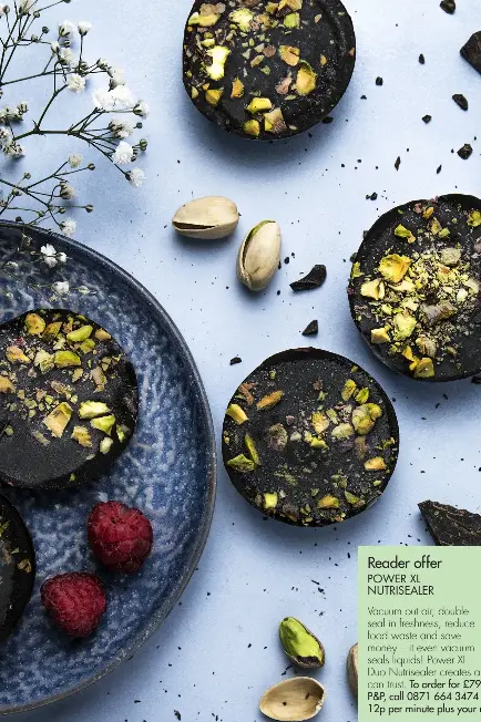 Dark chocolate and pistachio - PressReader