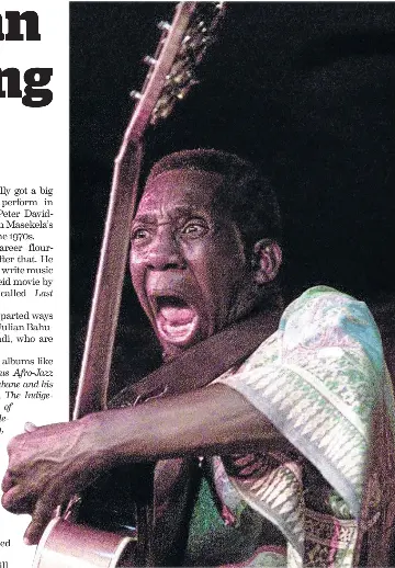 Tabane gave an indigenous zing to SA music - PressReader