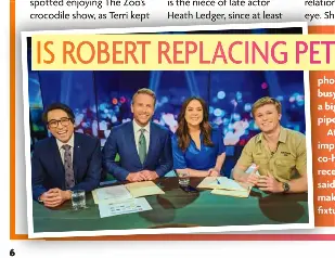 IS ROBERT REPLACING PETE? - PressReader