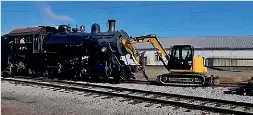 Steam loco suffers damage during collision on American heritage line ...