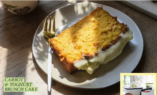 CARROT & YOGHURT BRUNCH CAKE - PressReader