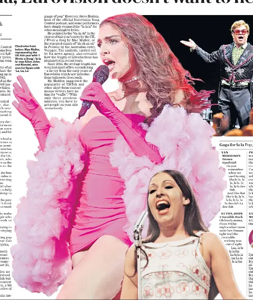 La la la, Eurovision doesn’t want to hear you - PressReader