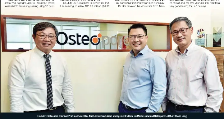 More than just bone regenerati­on - PressReader