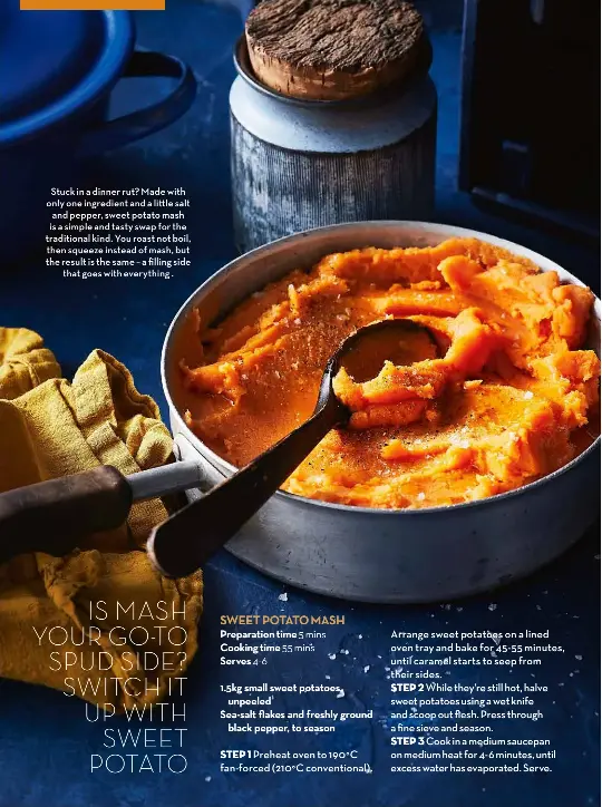 SWEET POTATO MASH - PressReader