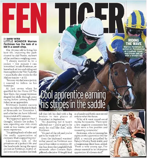Cool apprentice earning his stripes in the saddle - PressReader