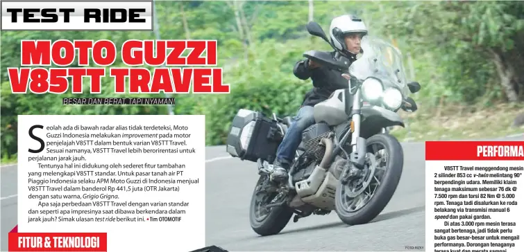 MOTO GUZZI V85TT TRAVEL - PressReader