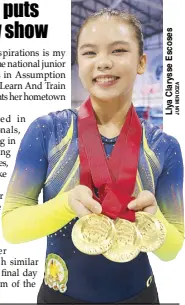 Biles wannabe puts on Batang Pinoy show - PressReader