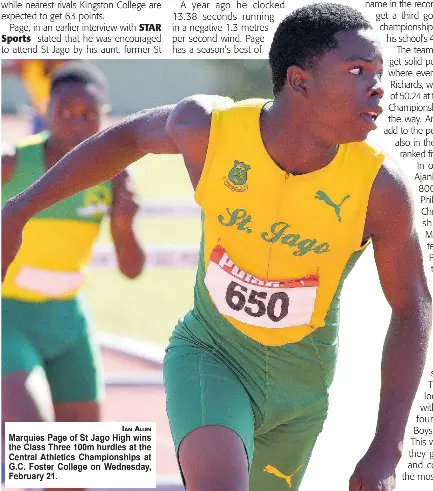 St Jago’s boys set for big performanc­e at Champs - PressReader
