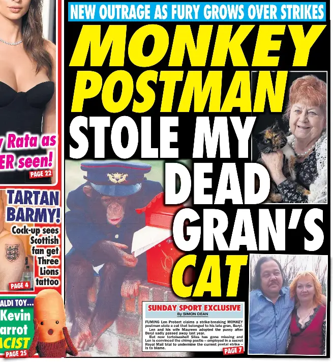 MONKEY POSTMAN STOLE MY DEAD GRAN’S CAT - PressReader