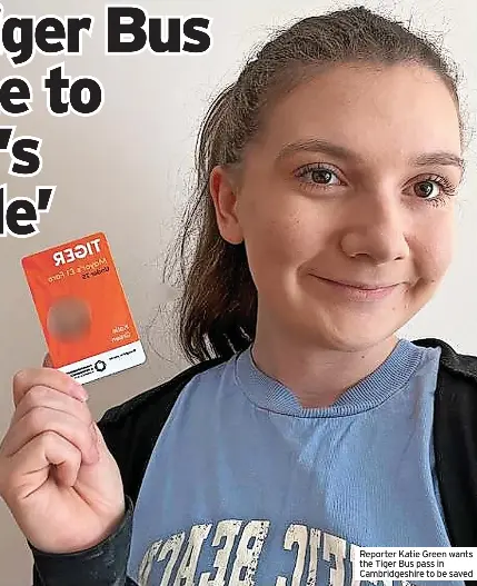 ‘Save the Tiger Bus Pass scheme to help county’s young people ...