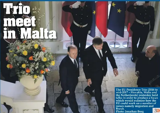 Trio meet in Malta - PressReader
