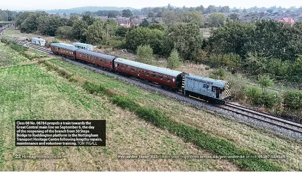 Passenger trains make a return to Great Central Railway (Nottingham ...